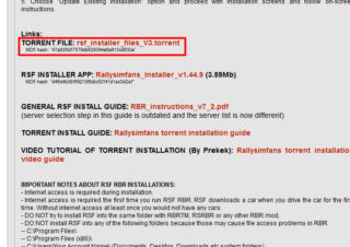 Rallysimfans.hu｜ファイルのダウンロードとインストールの手順